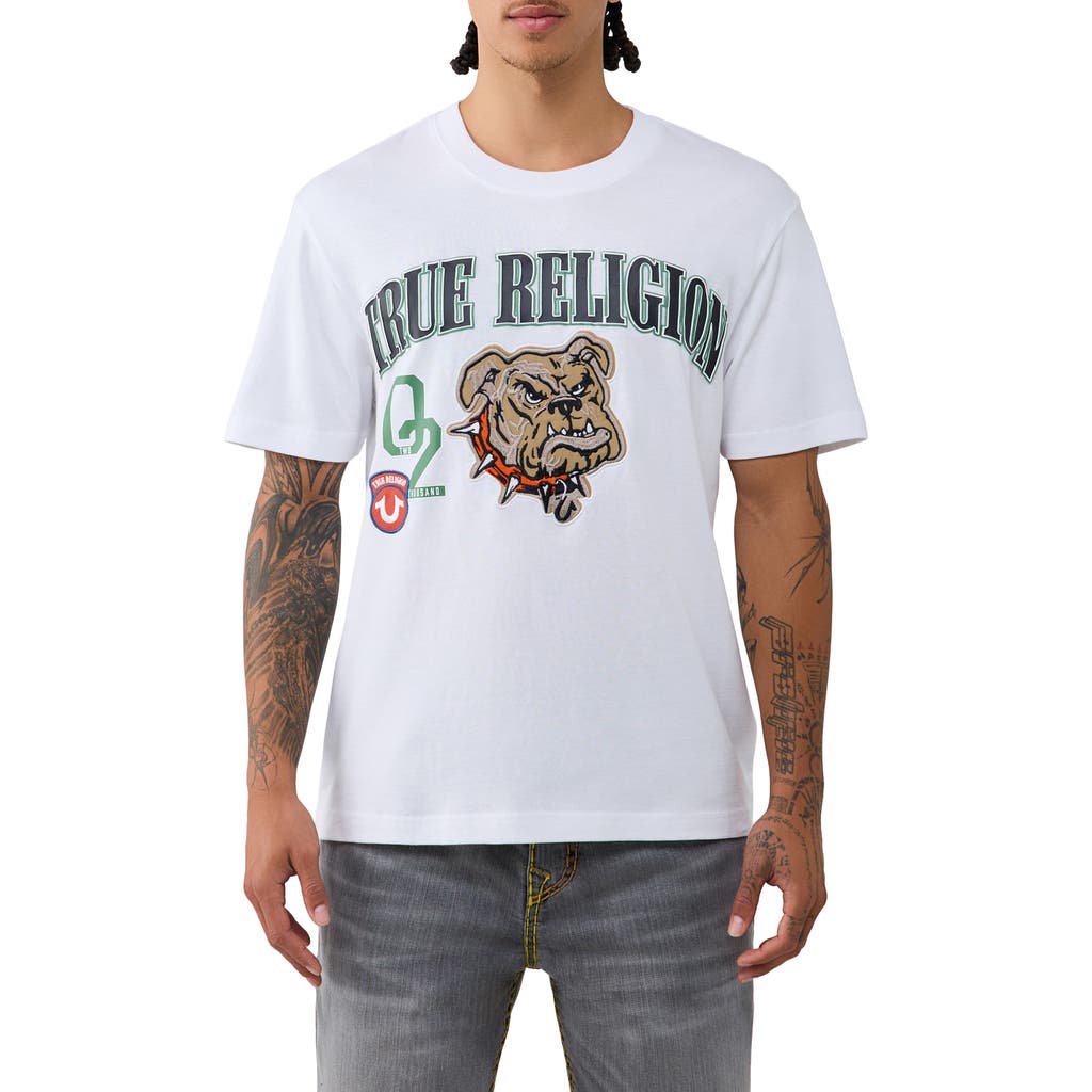 TRUE RELIGION BRAND JEANS bulldog graphic t-shirt